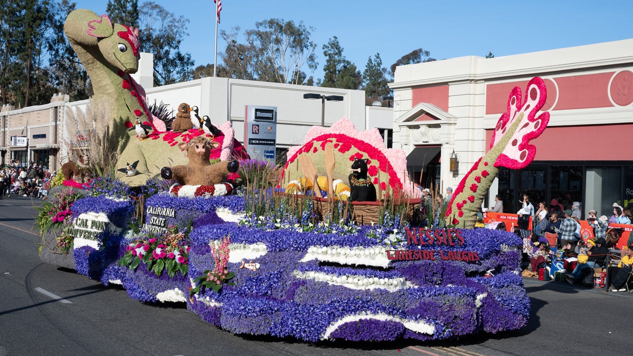 Cal Poly Float Receives Leishman Public Spirit Award at 2025 Rose ...