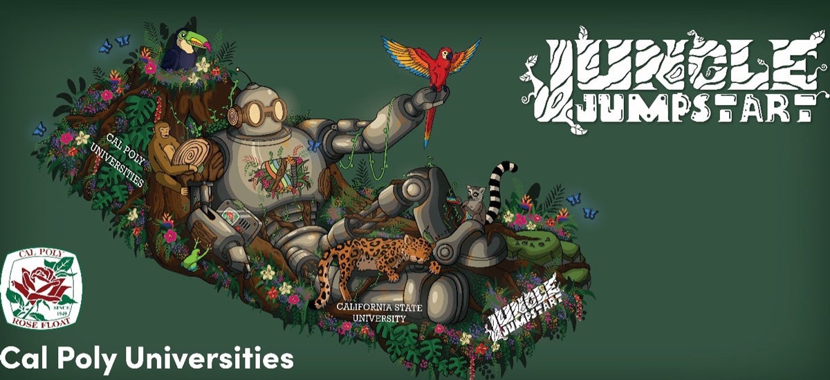 Animal Engineers and Huge Robot Highlight Cal Poly Universities 2026 Rose Float Design | Cal Poly